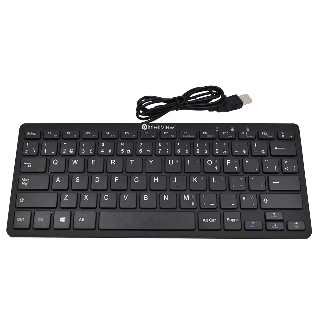 IntekView French Canadian Mini Keyboard with 11'' Cord – Les Cartouches ...